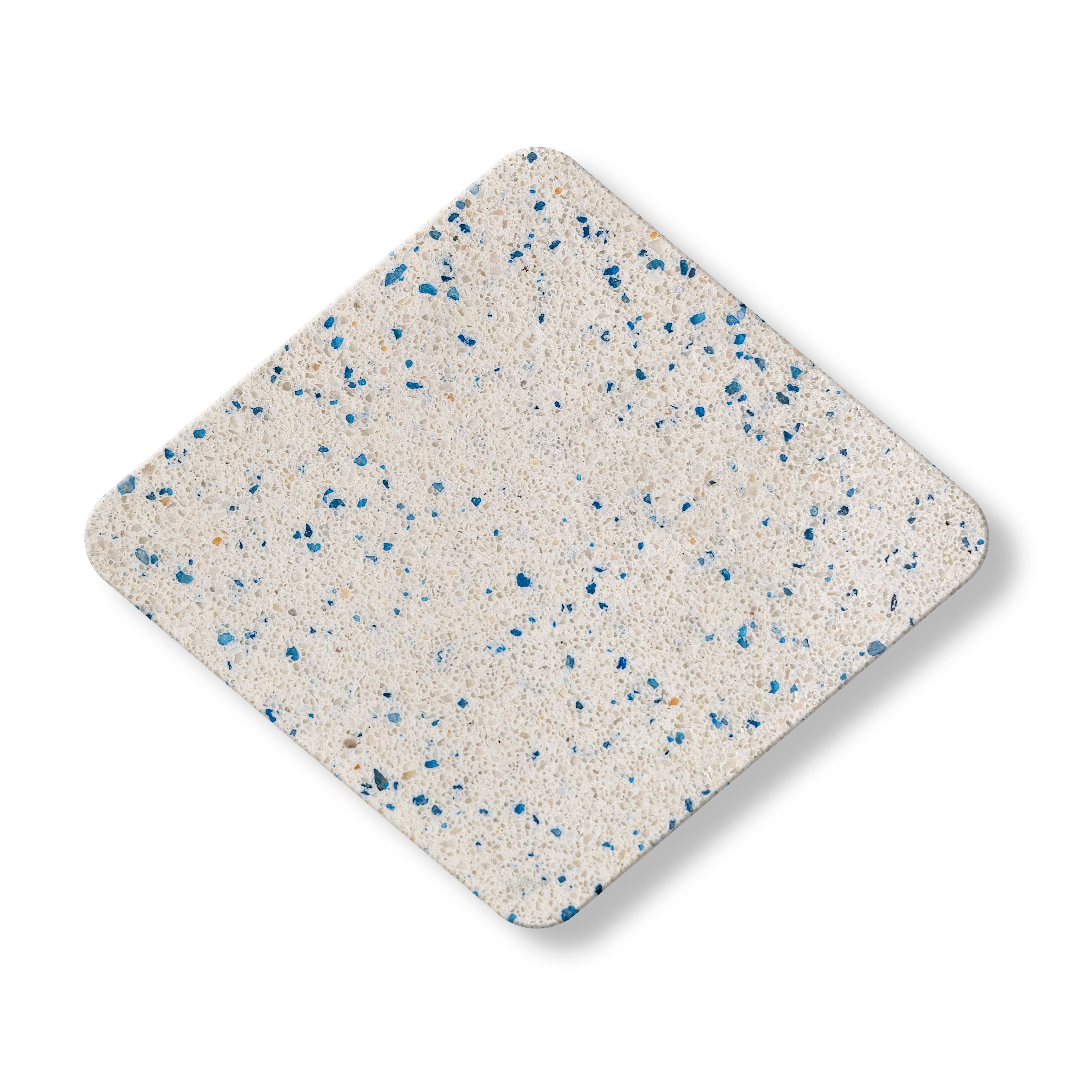 PebbleQuartz 2" x 2": samples.pebbletec.com