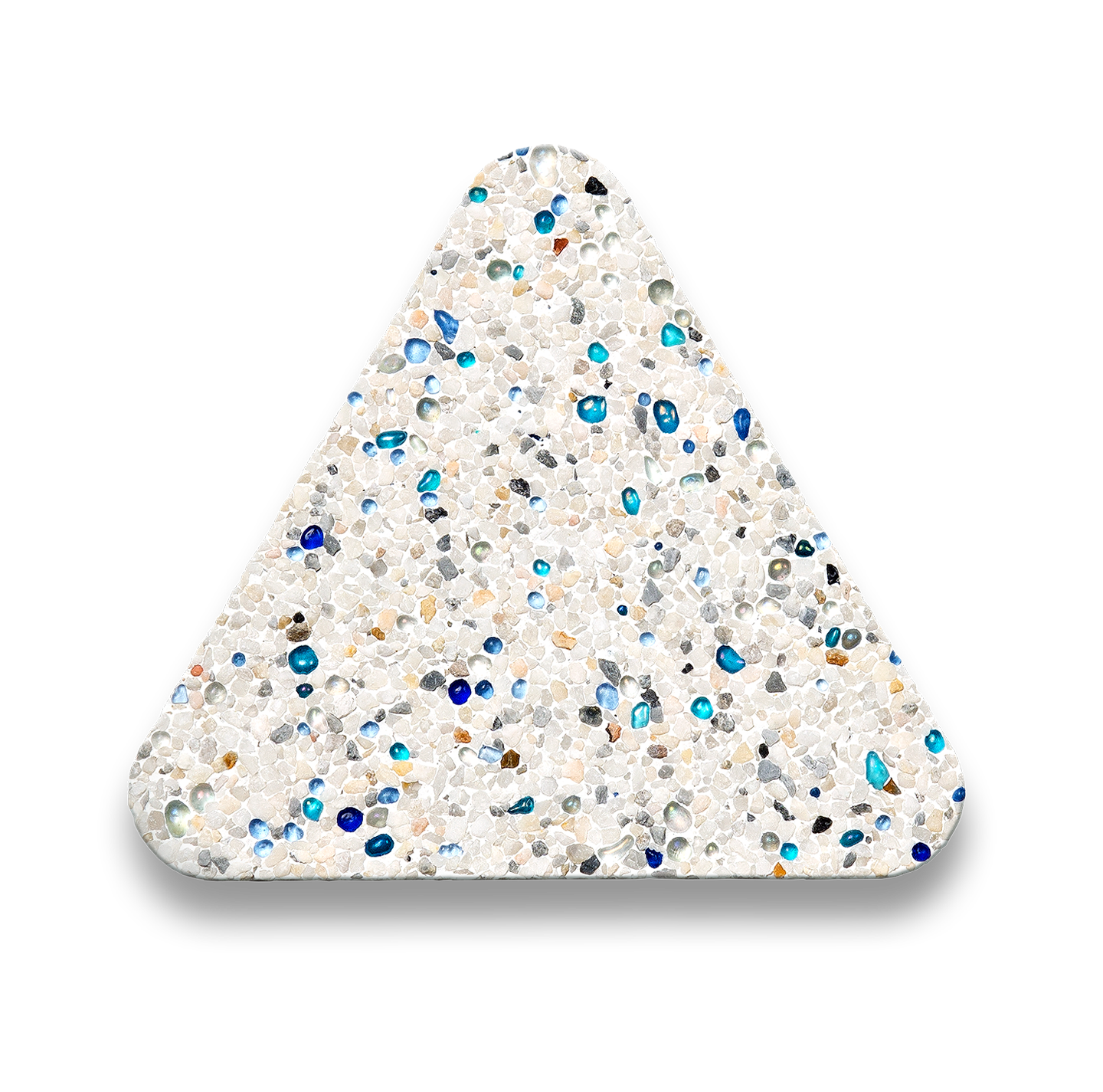 Luminous Series - 2" x 2" - PebbleSheen White Diamonds - Blue Blend ...